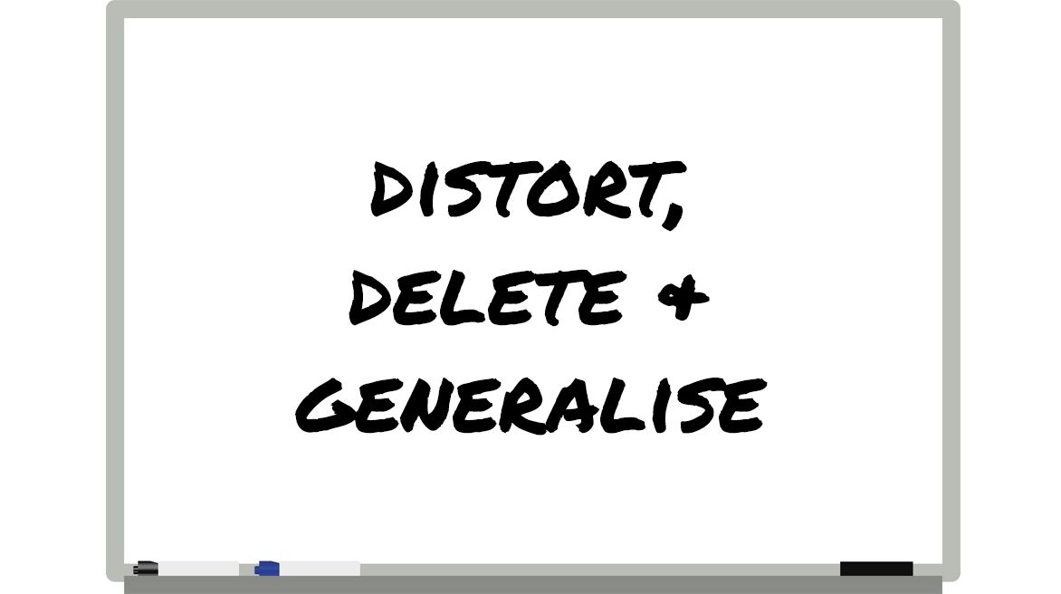 The Brain's 3 Main Filters - Distortion, Deletion & Generalisation ...