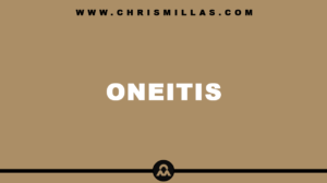 Oneitis Explained (Red Pill) - All You Need To Know - CHRISMILLAS.COM